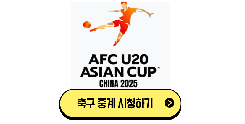 AFC U20 아시안컵 축구 중계 시청 바로가기 | 4seasoninform